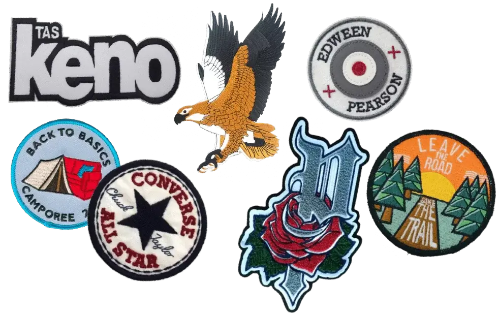 Custom Patches Embroidered & Woven Badges In Bespoke Quality - Trendy ...