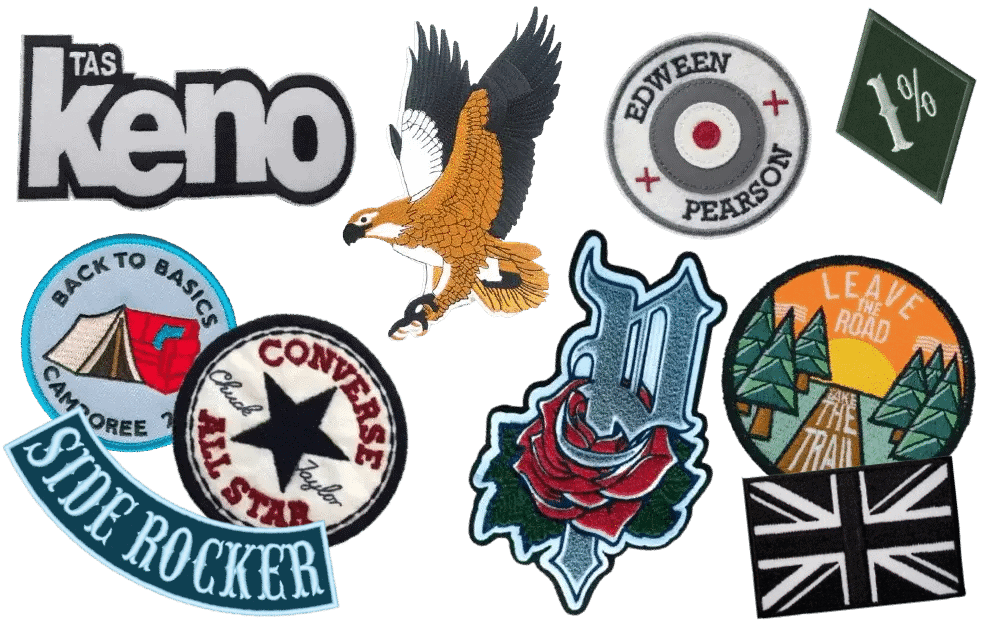 Custom Patches Embroidered & Woven Badges In Bespoke Quality - Trendy ...